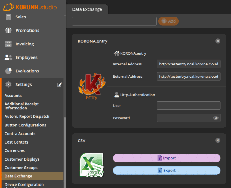 Import Info Text CSV - KORONA POS Support Manual